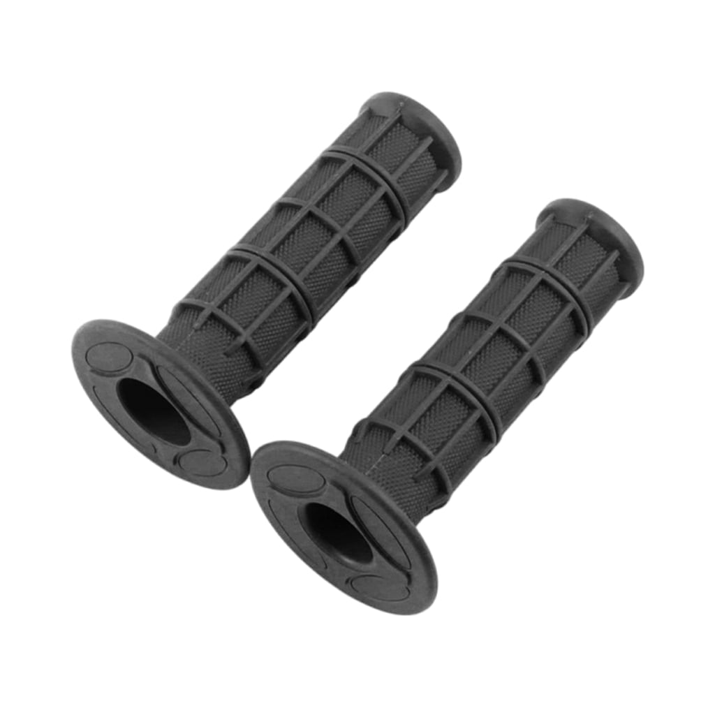 22mm 7/8'' Rubber Handlebar Grip For Motorcycle Scooter Moped Dirt Pit ...