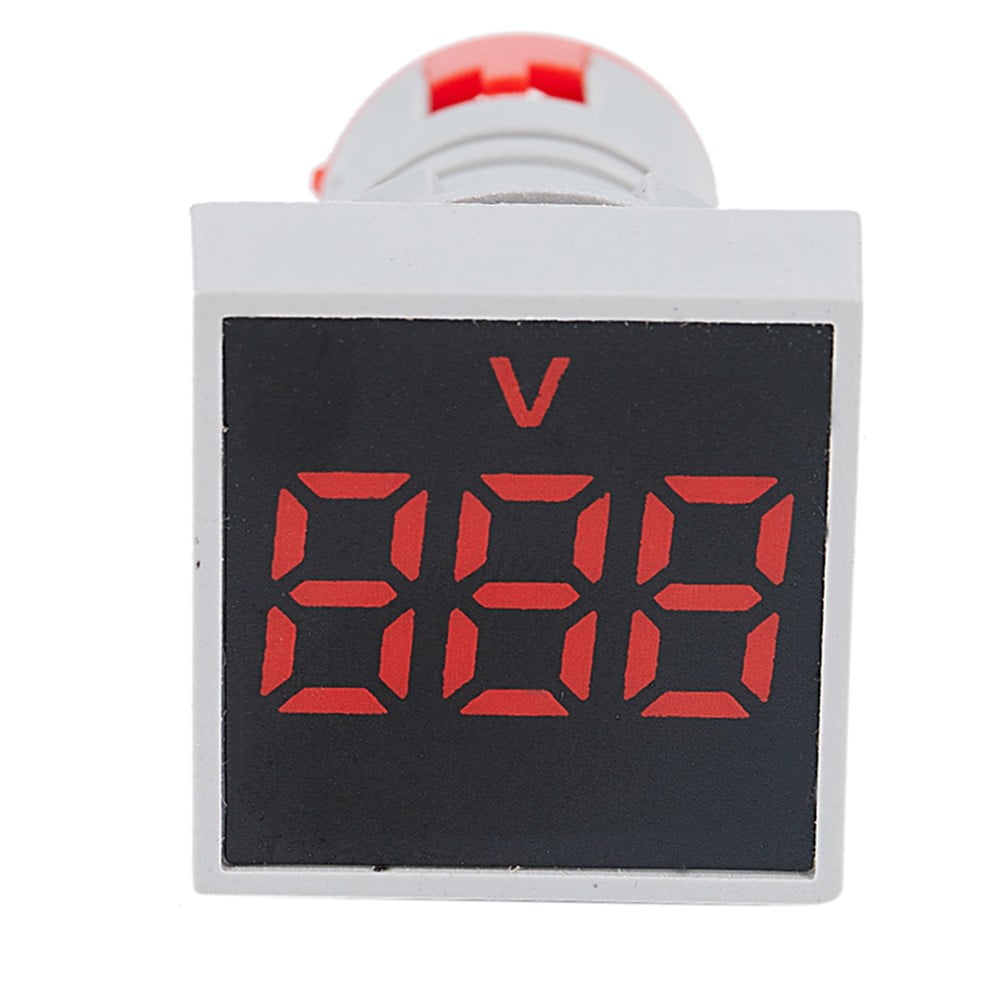 22Mm Ac50-500V Voltmeter Panel Led Digital Voltage Meter Indicator ...