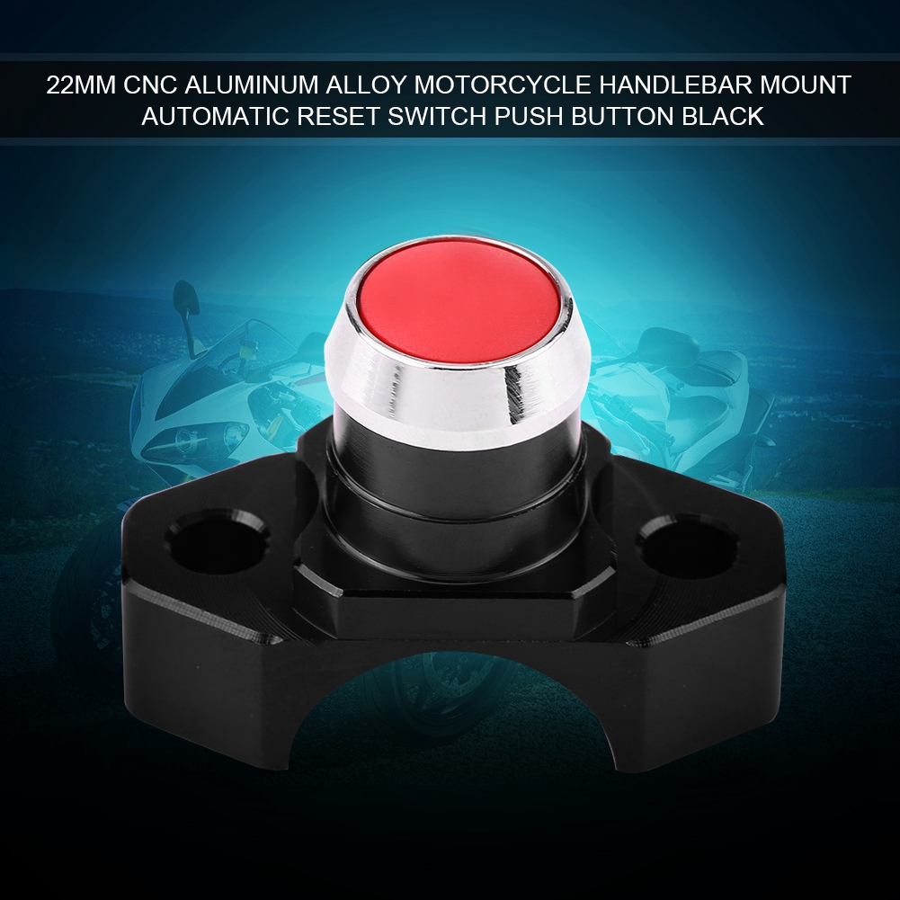22mm CNC Aluminum Alloy Motorcycle Handlebar Mount Automatic Reset ...