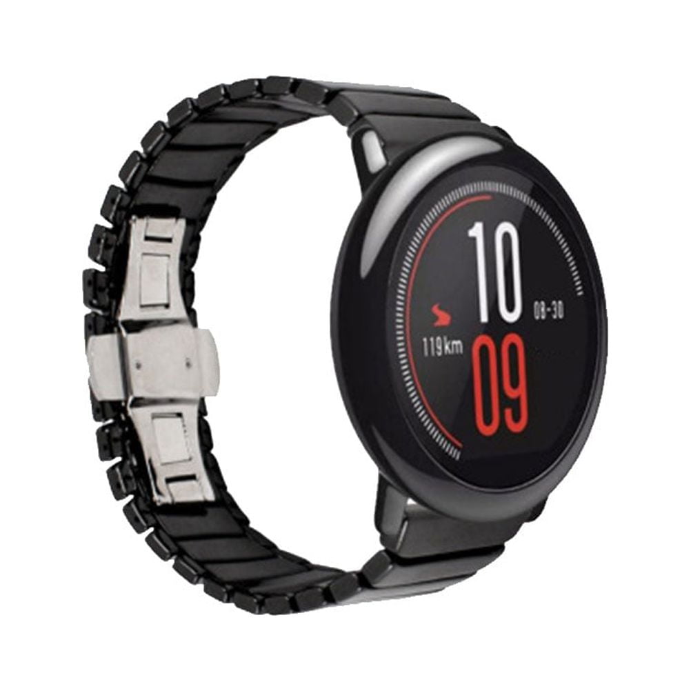 22mm Ceramic Watch Strap Bamboo Joint Watch Strap with Metal Clasp ...