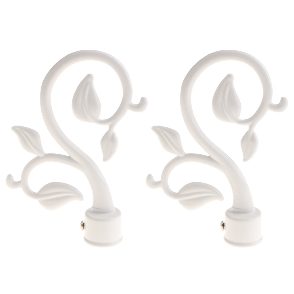 22mm Curtain Pole Recess Bracket Curtain Rod Bracket Finial - Type 2 ...