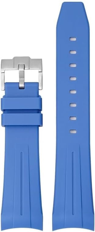 22mm Curved End Rubber Band For Blancpain X Swatch, Replacement Watch ...