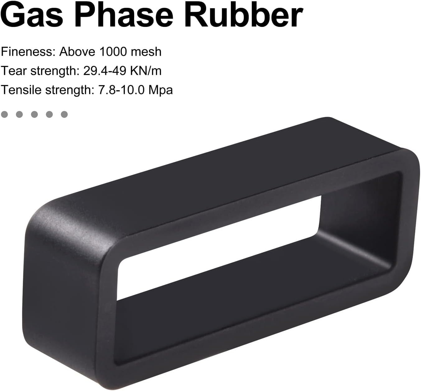 22mm Gas Phase Rubber Watch Band Keeper, Holder Loop, Retainer Rings ...