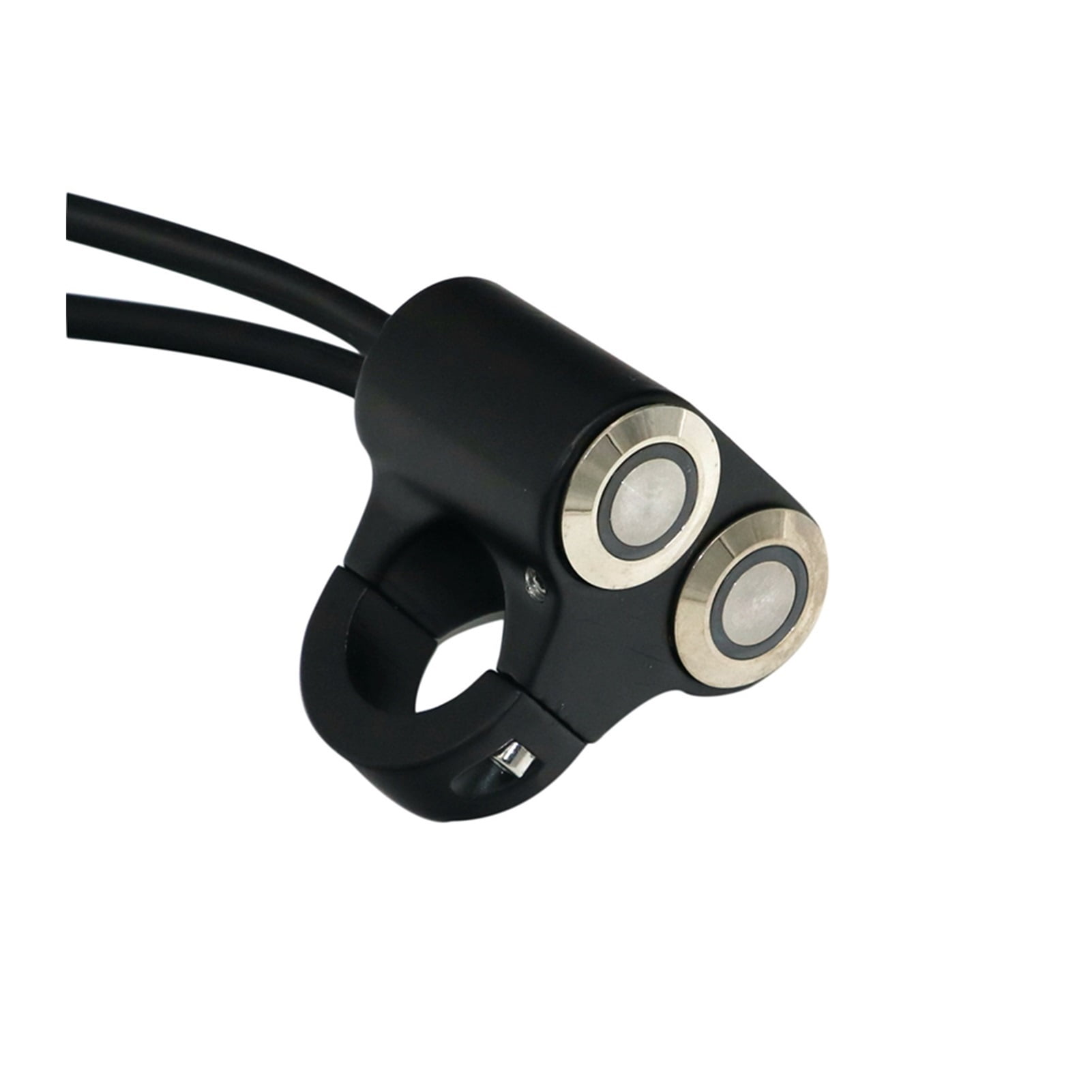 22mm Handlebar Motorcycle Switches ATV Scooter Headlight Hazard Brake Fog Light Switch ON-OFF ...