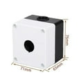 22mm Hole Emergency Stop push button switch box waterproof Plastic ...