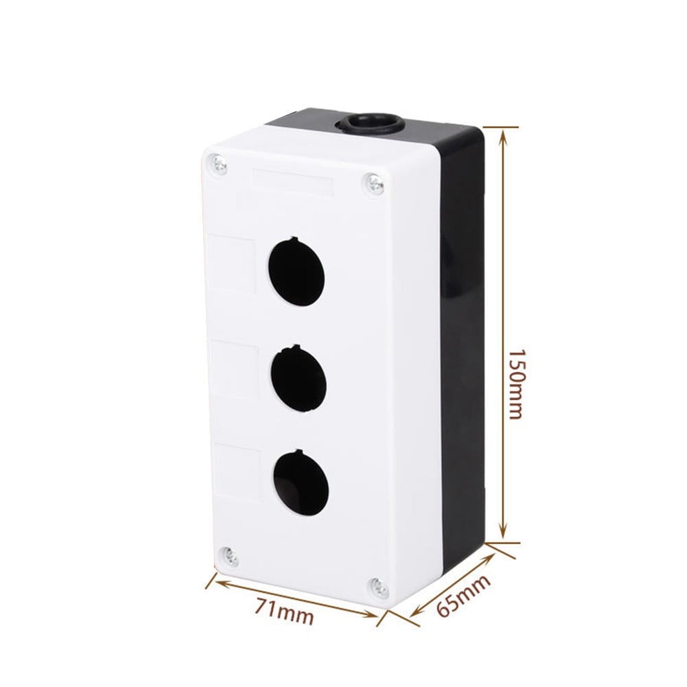 22mm Hole Emergency Stop push button switch box waterproof Plastic ...