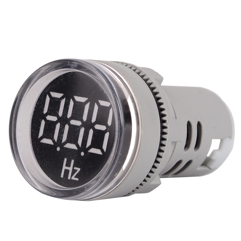 22mm LED Digital Display Electricity Frequency Meter Indicator Signal ...