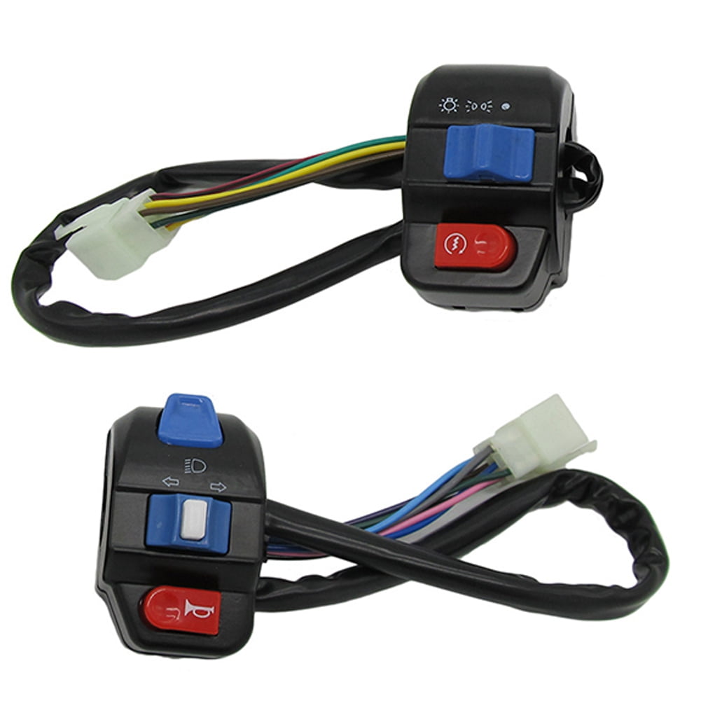 22mm Motorcycle Handlebar Bar Switch Horn Headlight Turn Signal Light ...