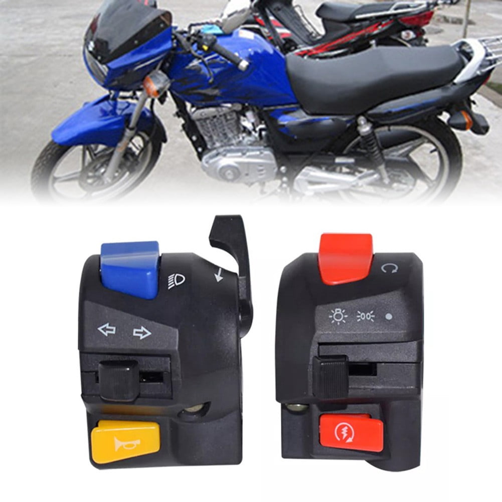 22mm Motorcycle Handlebar Control Switch Push Button For Suzuki EN125 ...