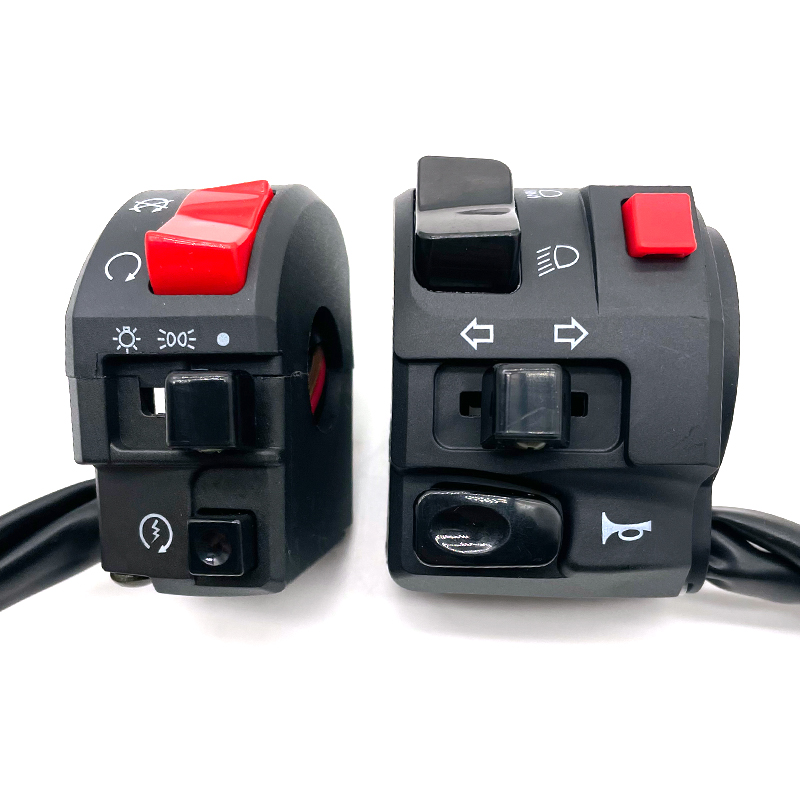22mm Motorcycle Switches Motorbike Horn Button Turn Signal Electric Fog Lamp Light Start ...