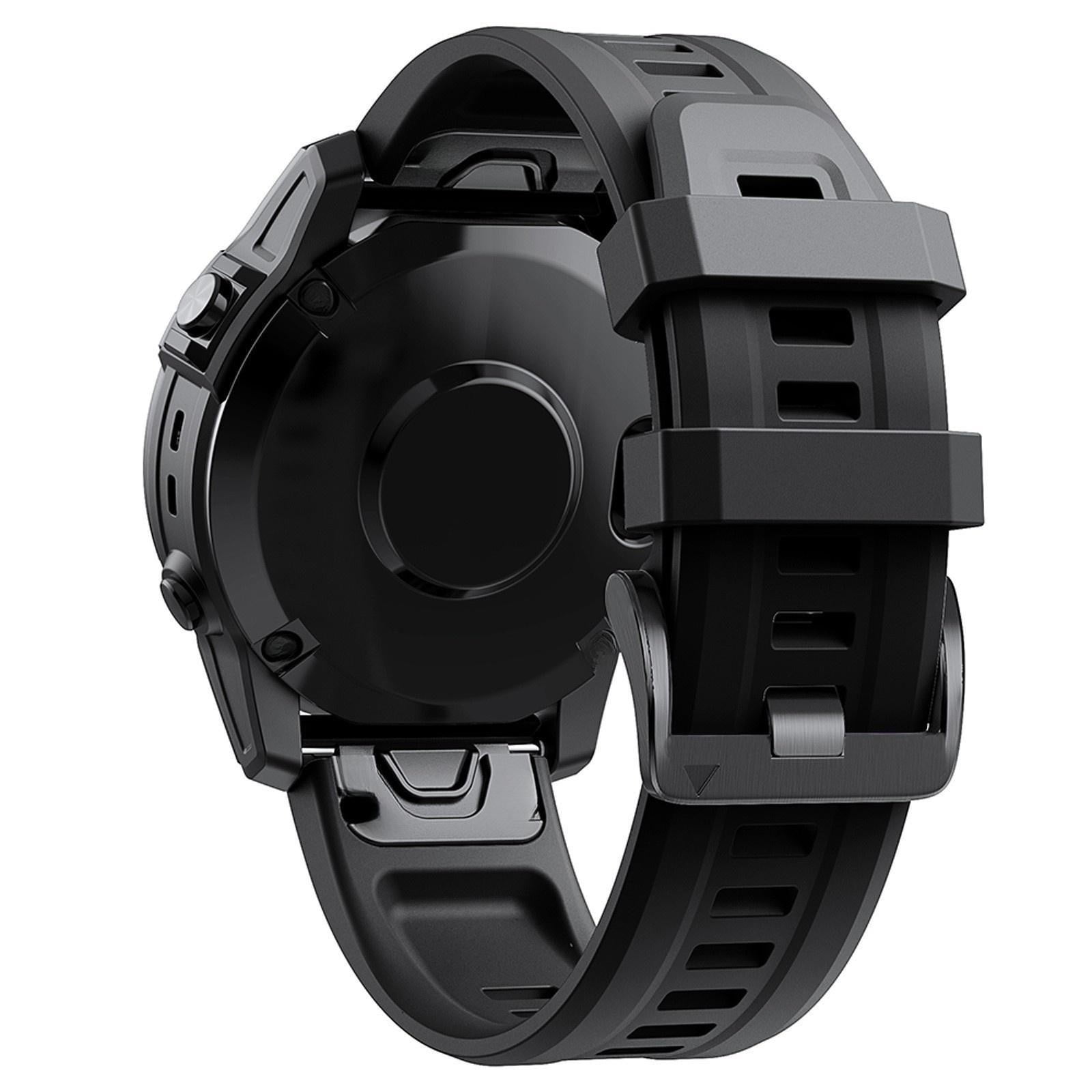 22mm Quick Release Silicone Watch Strap With Metal Buckle Official ...