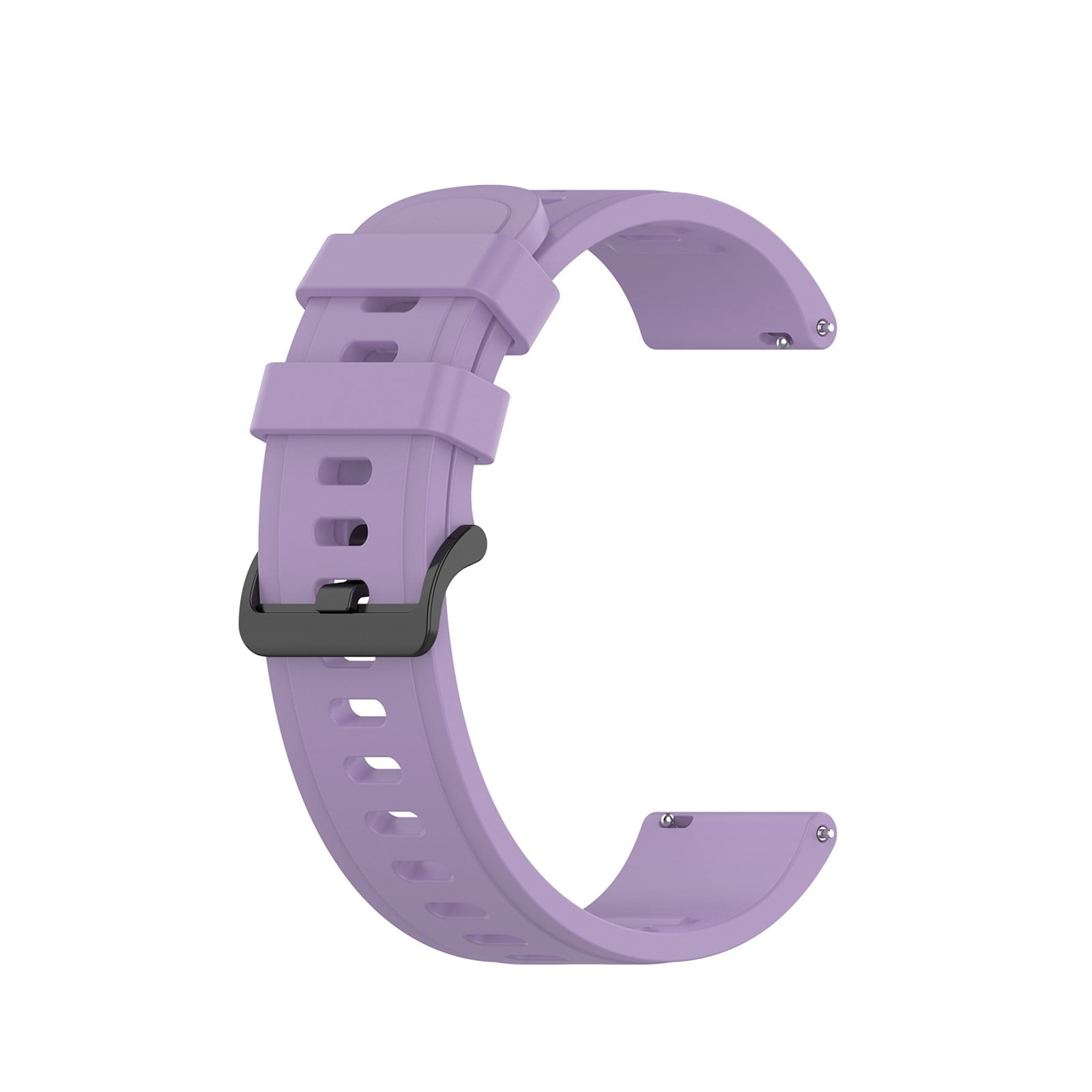 22mm Solid Color Silicone Sports Sweat Proof Watch Strap With ...