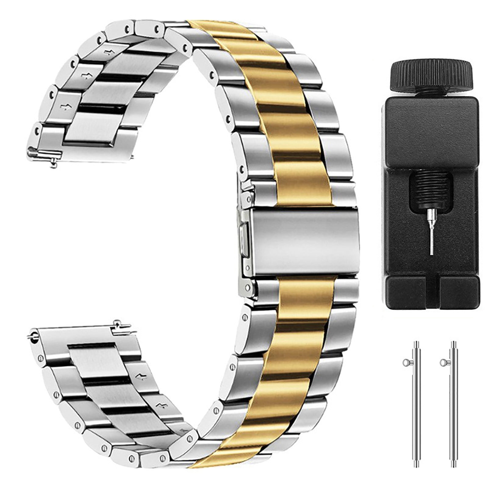 22mm Stainless Steel Metal Strap with Three Ball Design Versatile ...