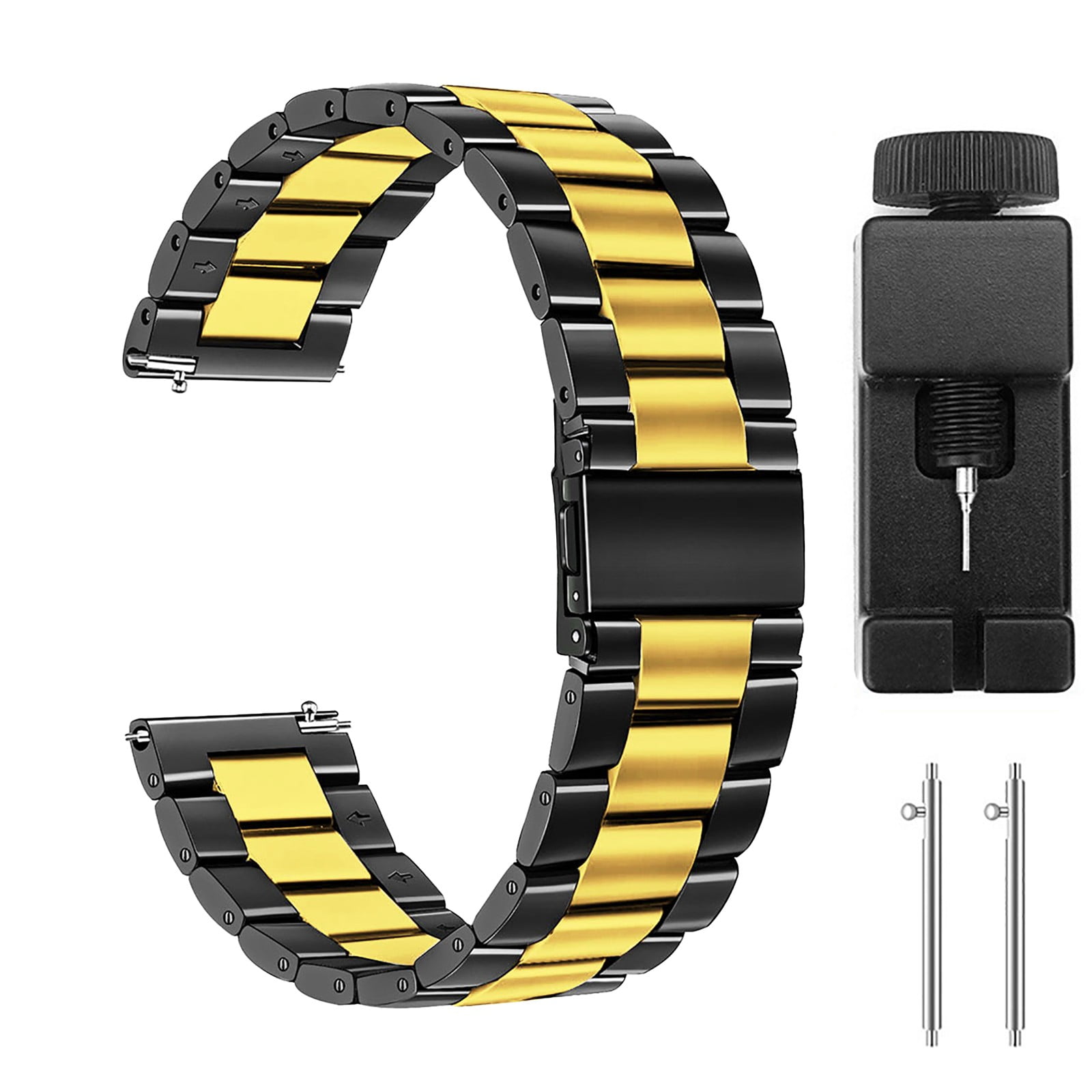 22mm Stainless Steel Metal Strap With Three Design Versatile Stylish ...