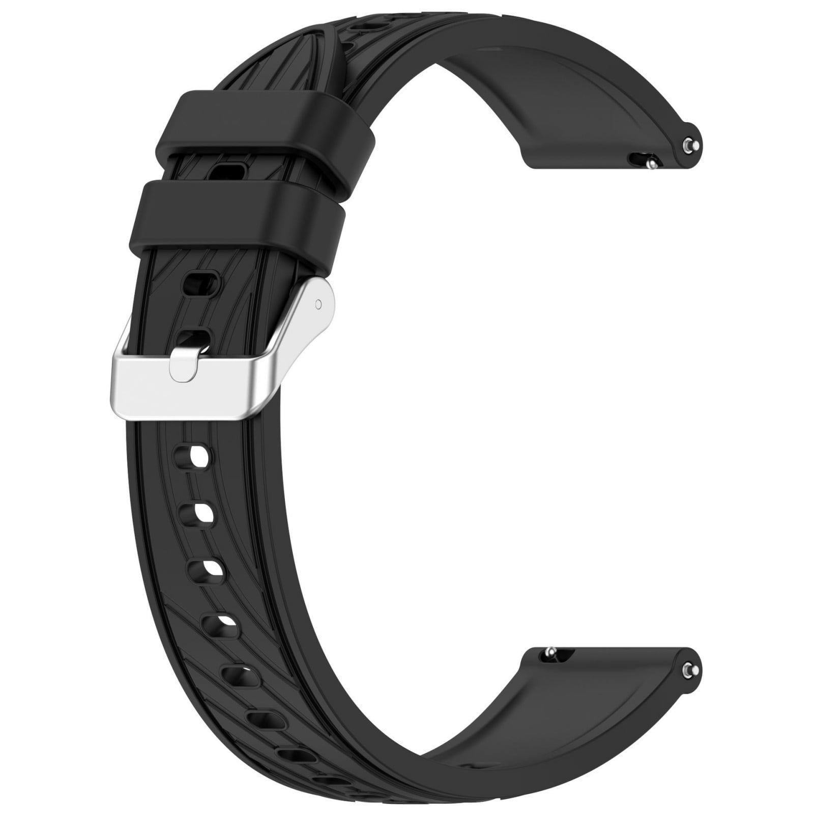 22mm Textured Silicone Watch Strap Comfortable Durable Versatile Colors ...