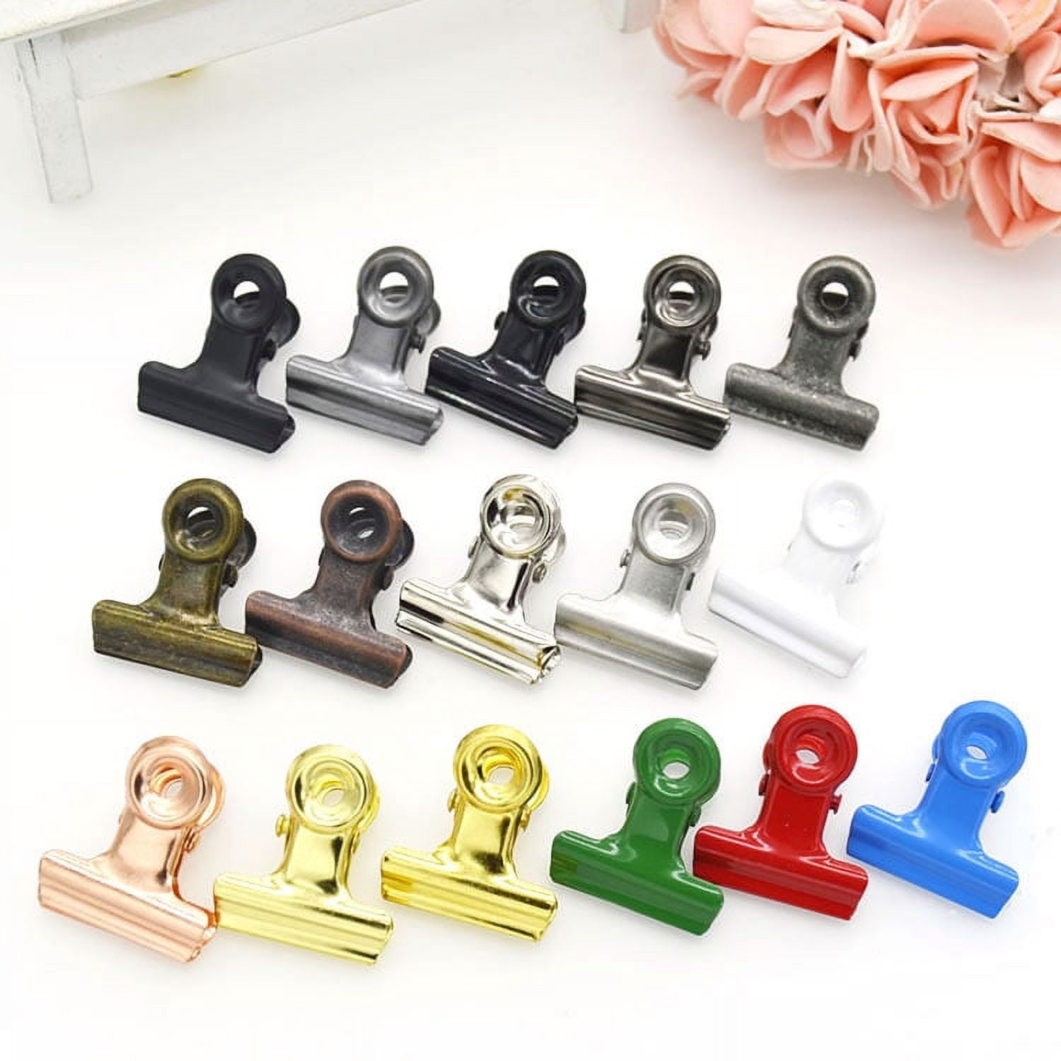 22mm circular clip bill clip metal document clip iron clip office use ...