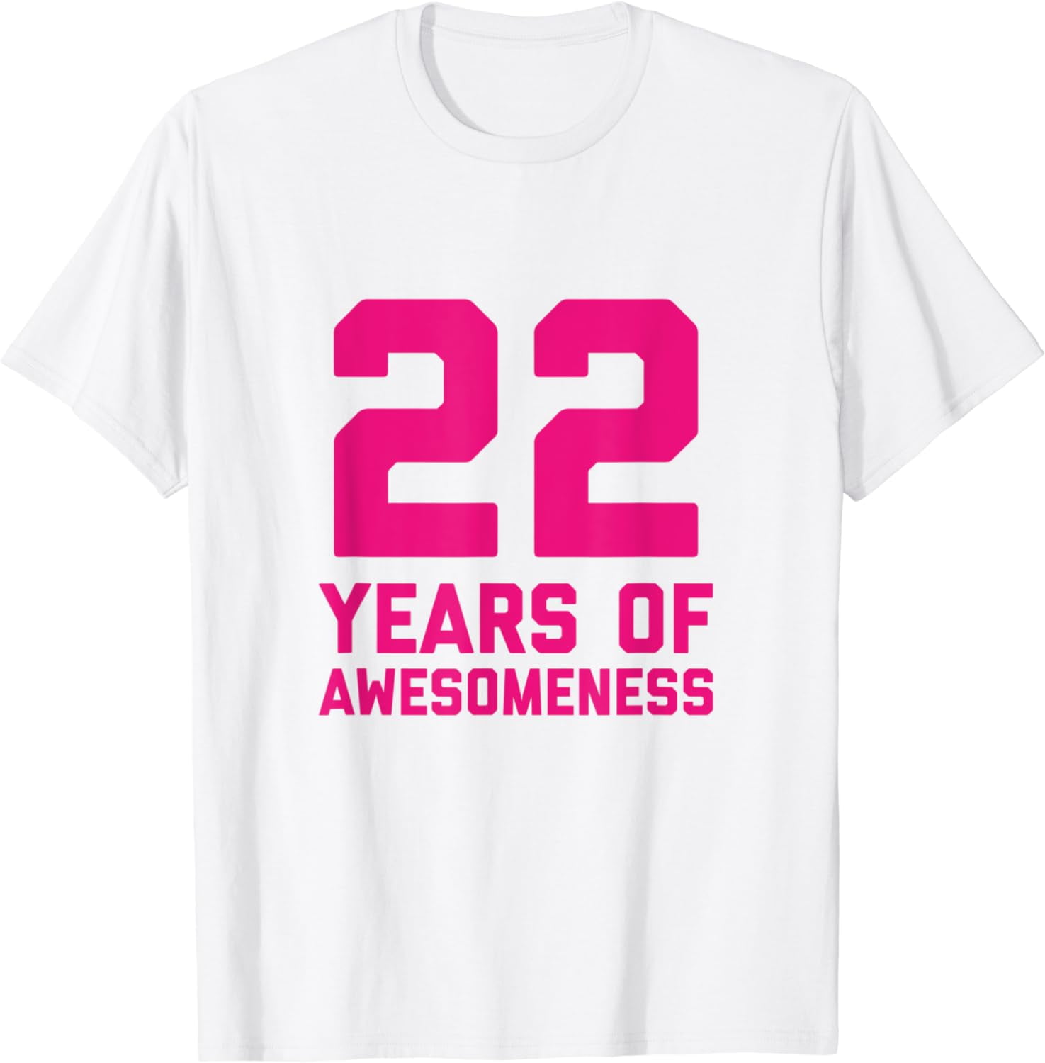 22nd Birthday Shirt Gift Girls Age 22 Year Old Women Tshirt - Walmart.com
