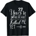 22nd Wedding Anniversary for Him Couple 22 Years of Marriage Top Unisex ...
