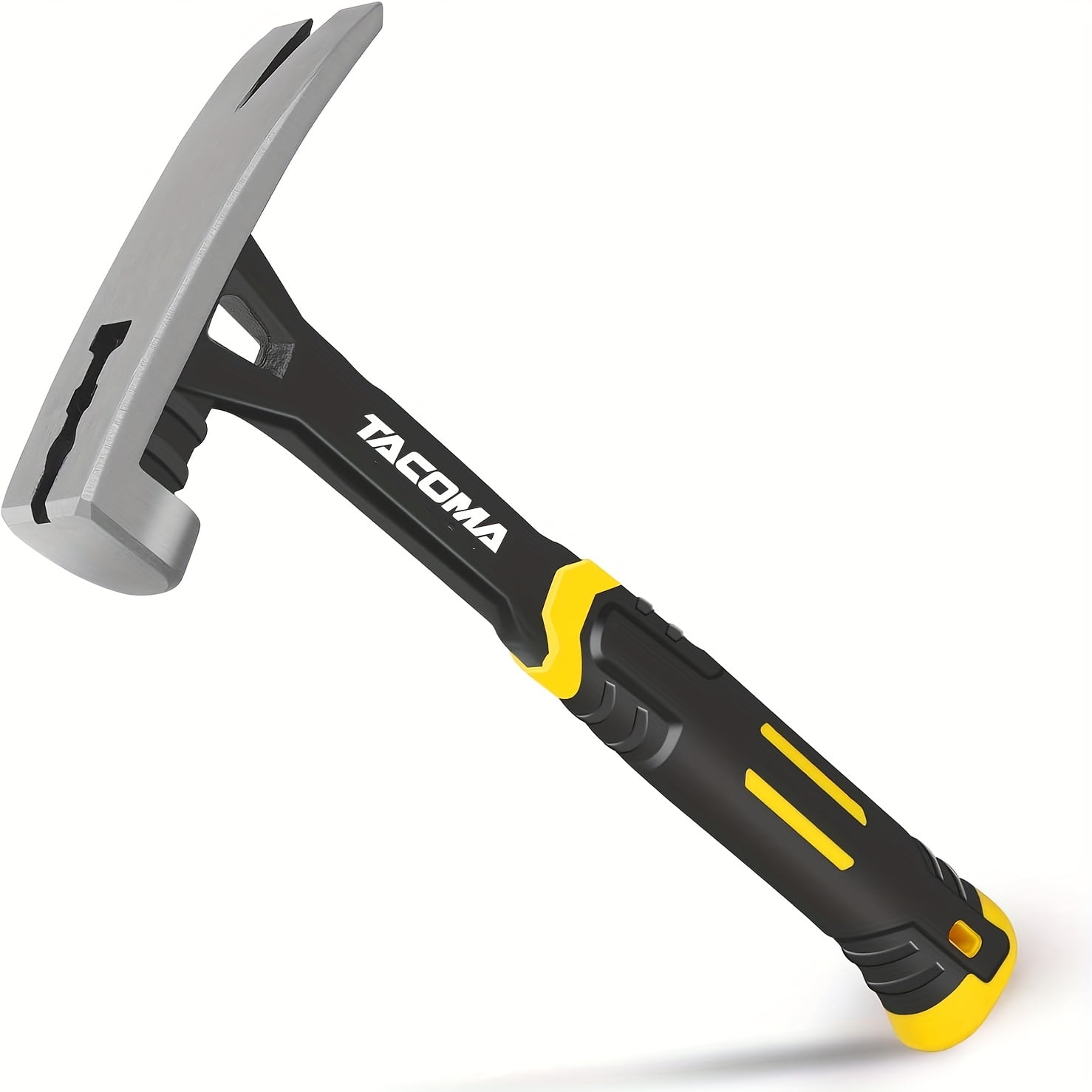 22oz Forged Steel Claw Hammer - One-Piece Teardrop Design with Shock ...