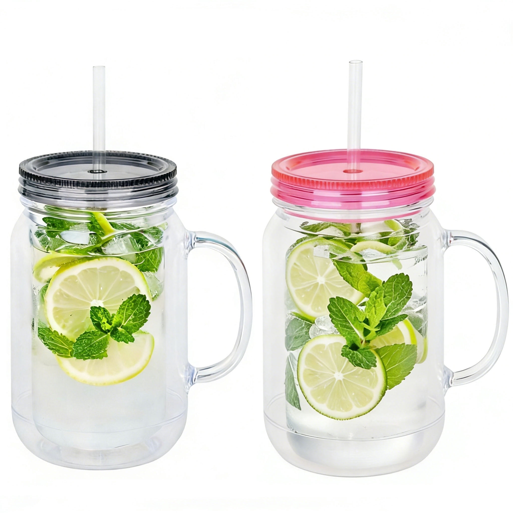 22oz Mason Jar Style Glitter Tumbler - Custom DIY Liquid Glitter Cup ...