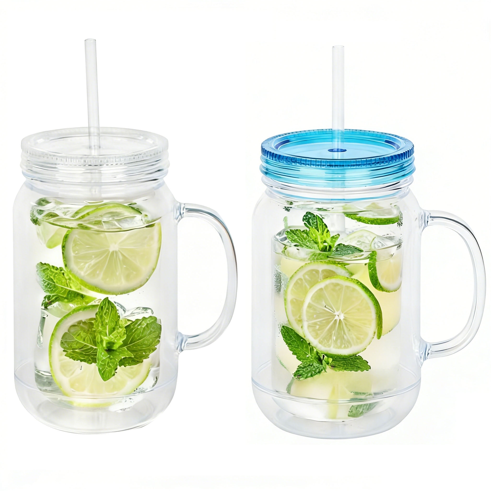 22oz Mason Jar Style Glitter Tumbler - Custom DIY Liquid Glitter Cup ...