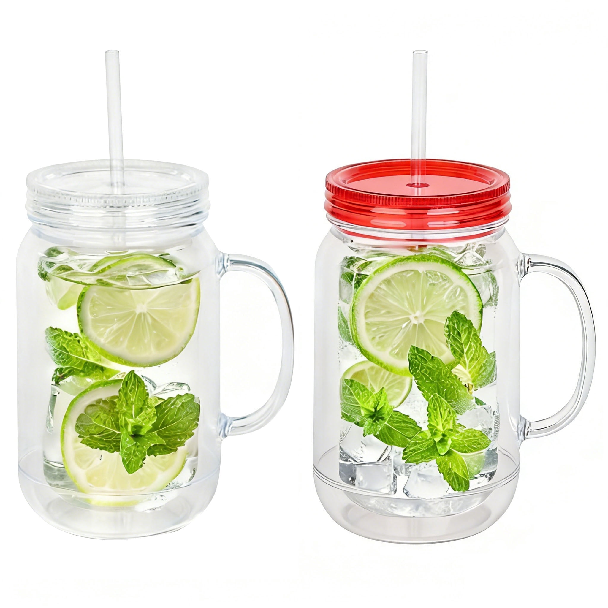 22oz Mason Jar Style Glitter Tumbler - Custom DIY Liquid Glitter Cup ...