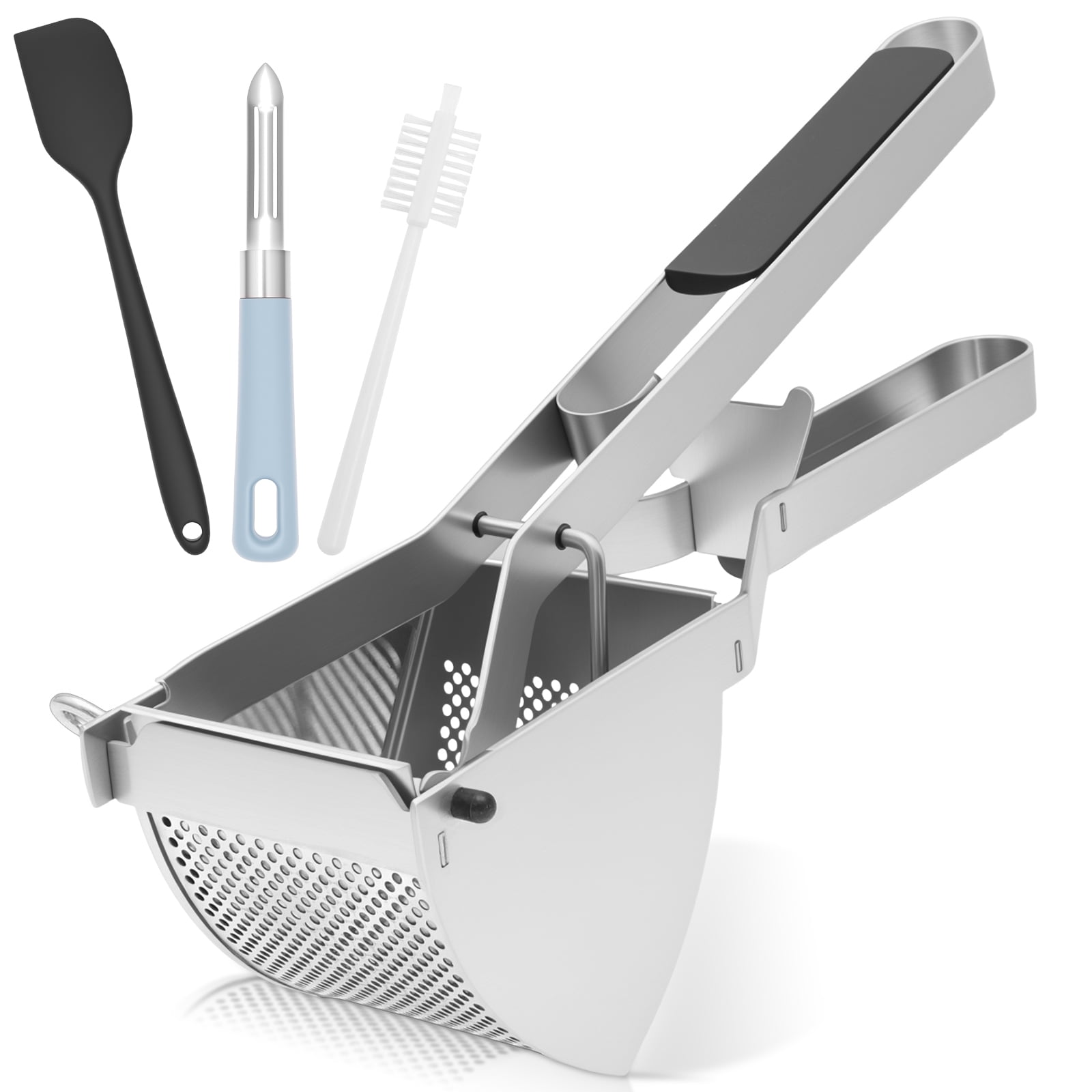 22oz Potato Ricer Stainless Steel Potato Masher Heavy Duty Food Ricer ...