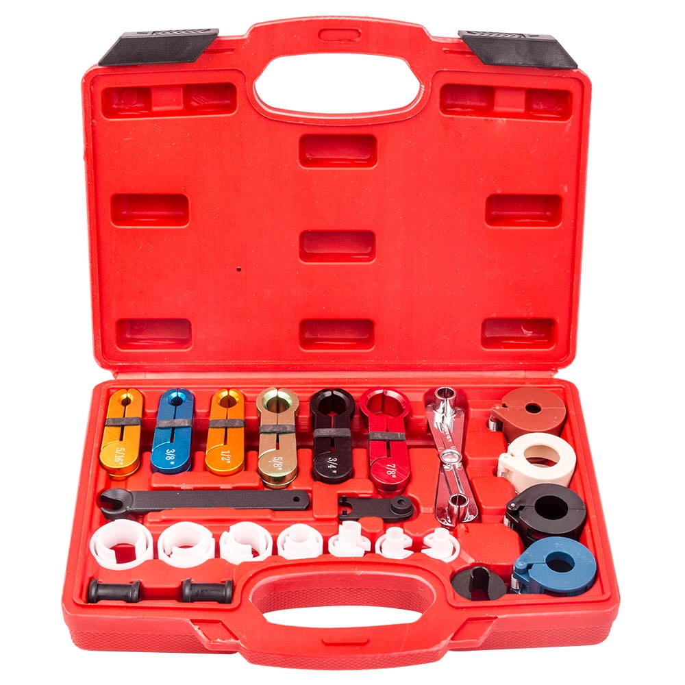 22pcs A/C Fuel Transmission Oil Cooler Line Disconnect Tool Kit For ...