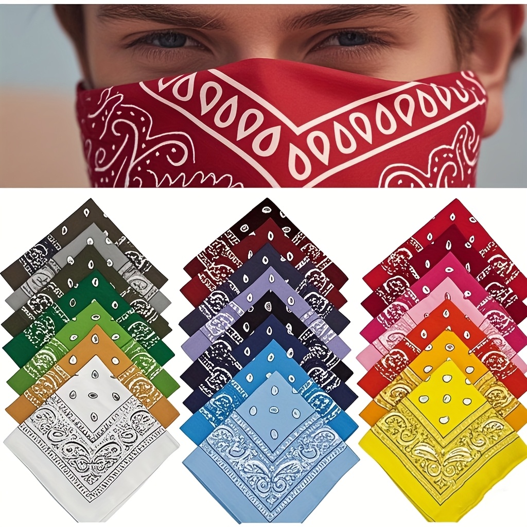 22pcs Bandanas Multi-Purpose Party Outdoor Favor Scarf Headband ...