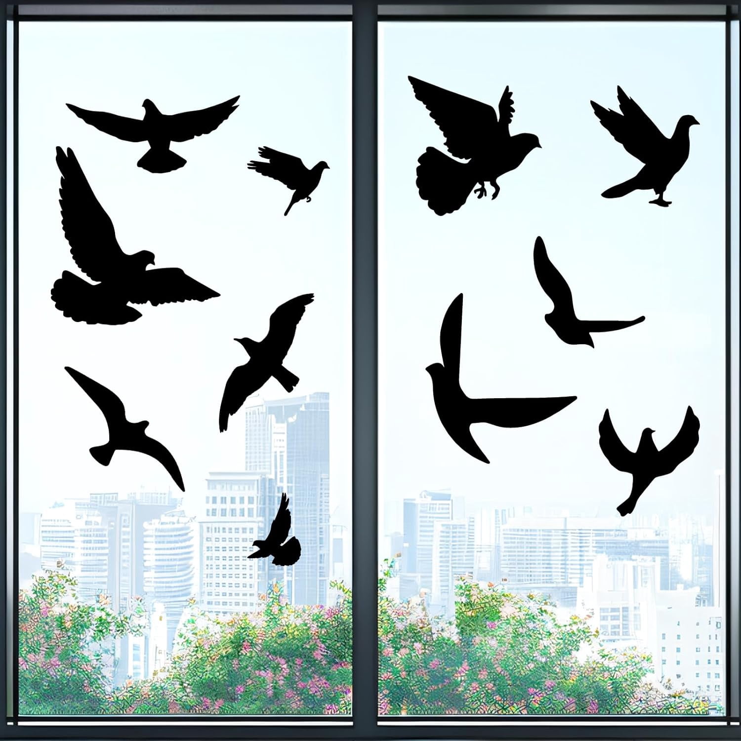 22pcs Bird Window Clings Anti-Collision Decals, Birds Anti-Collision ...
