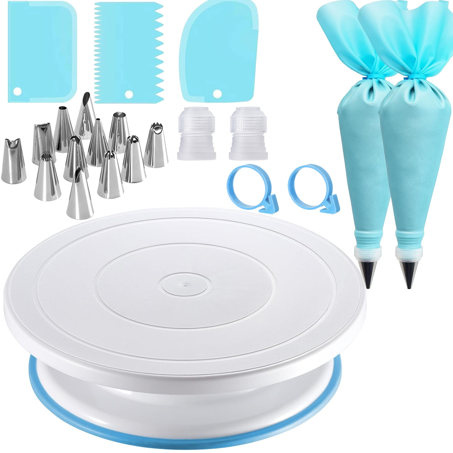 22pcs Cake Decorating Supplies Kit, Cake Decorating Set with Cake ...