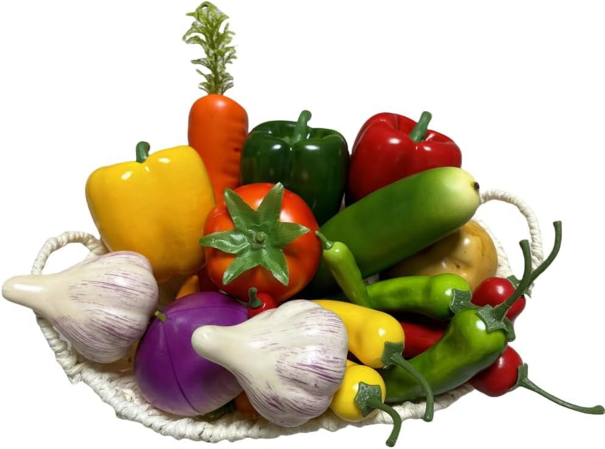 22pcs Realistic Artificial Fake Vegetables, Vegetables for Decoration ...