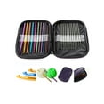 22pcs Set Crochet Hooks Needles Knit Craft Weave Yarn Tools Colorful ...