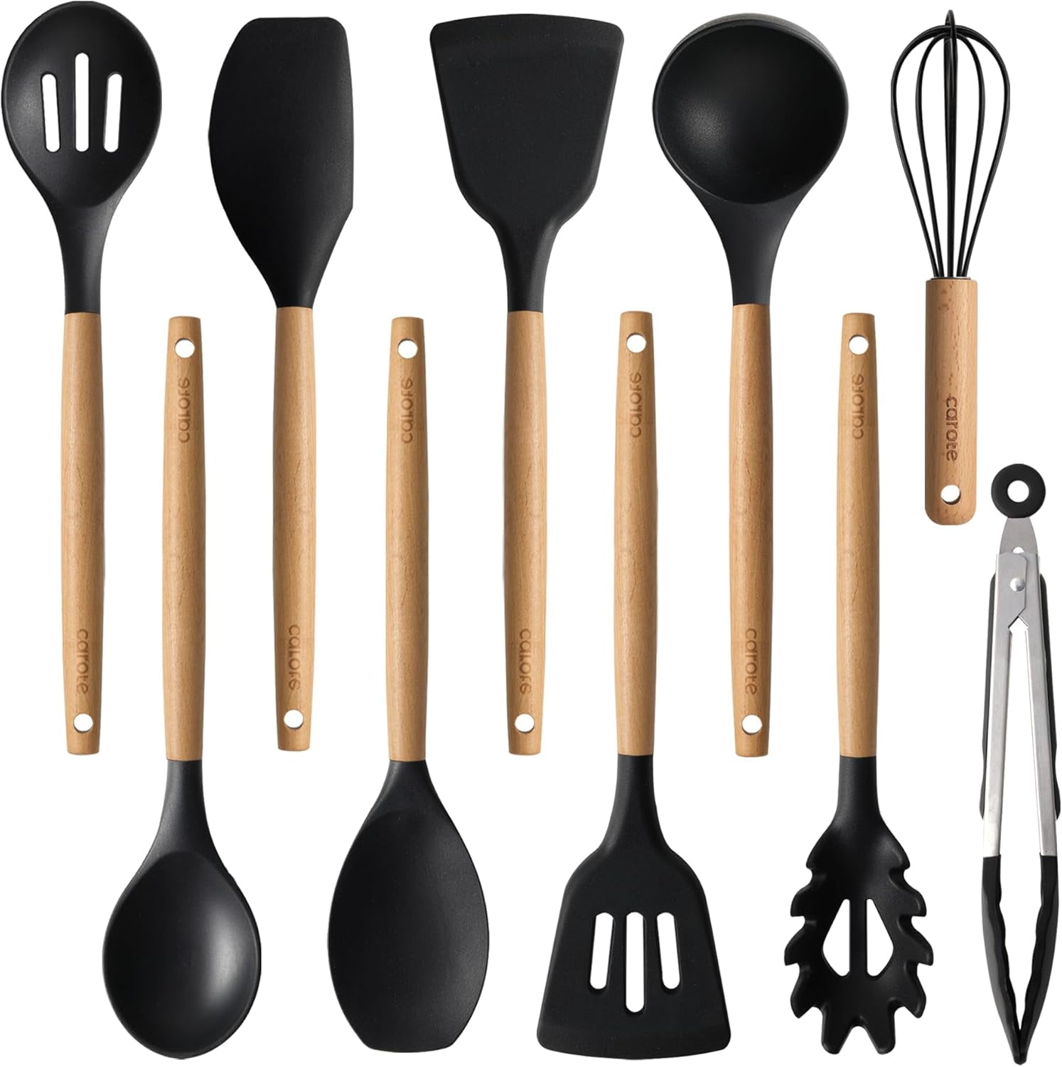 22pcs Silicone Cooking Utensils Set Heat Resistant Kitchen Utensil ...
