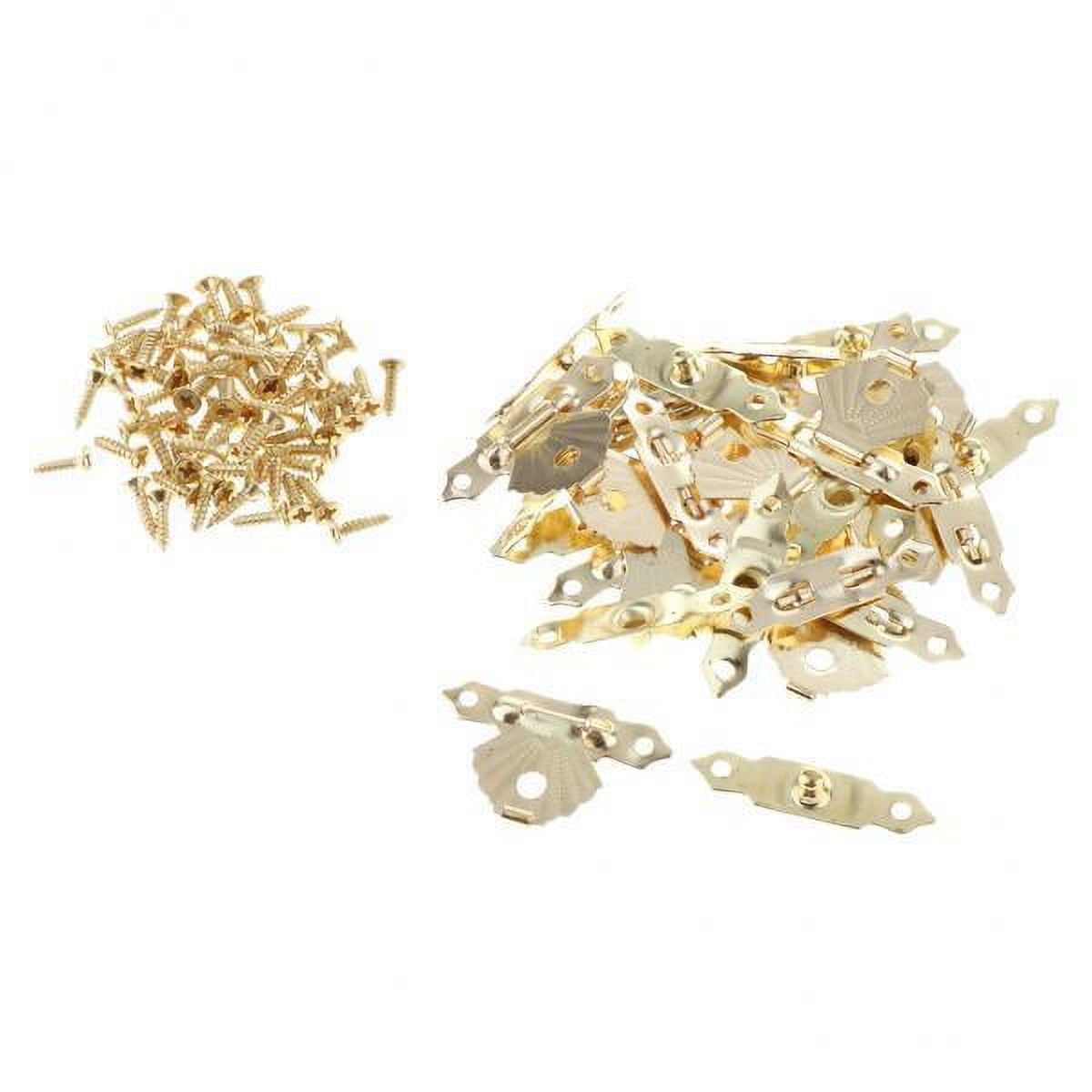 22pcs Small Box Hinges, Lock Door Hardware, Mini Metal Jewelry Box ...