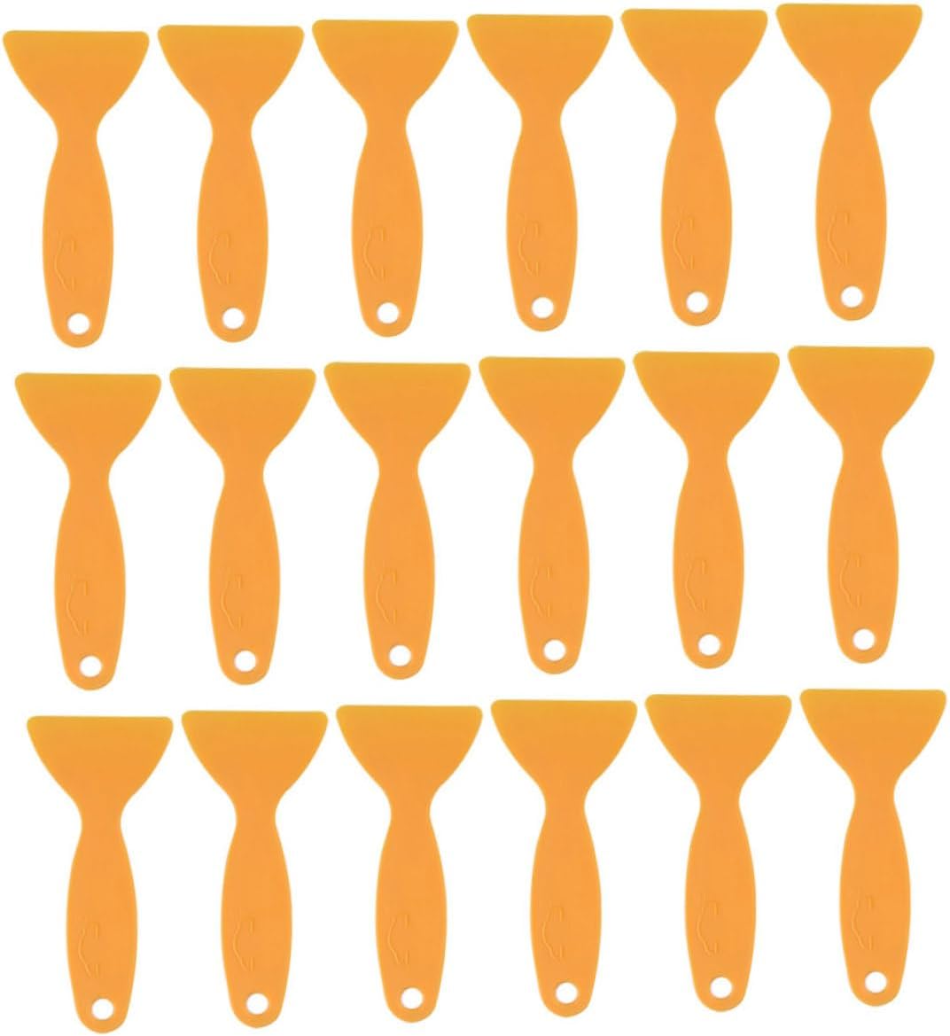 22pcs glue scraper plastic squeegee floor squeegee leather tools hand ...