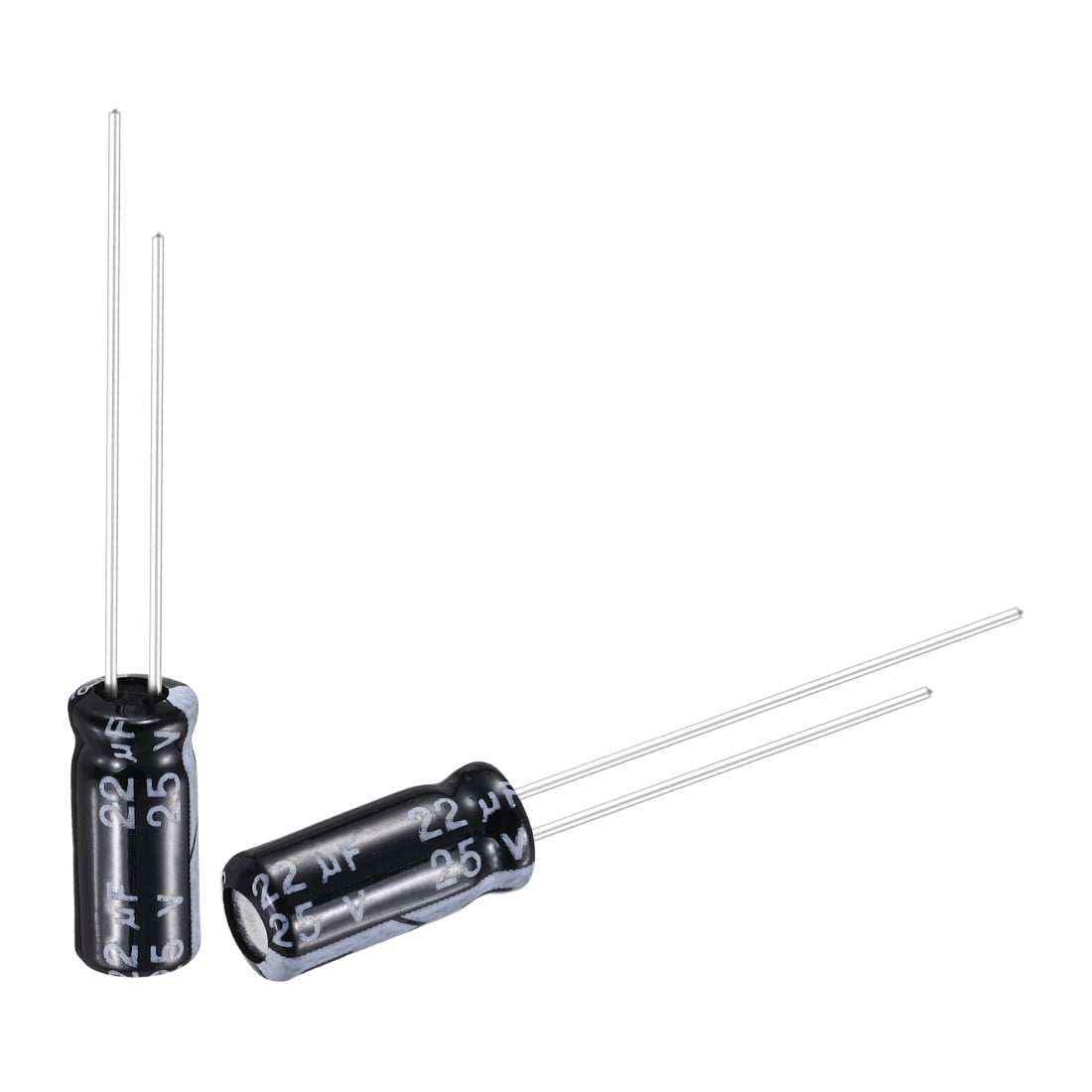 22uF 25V Capacitor, Aluminum Electrolytic Capacitors 105C High Temp ...