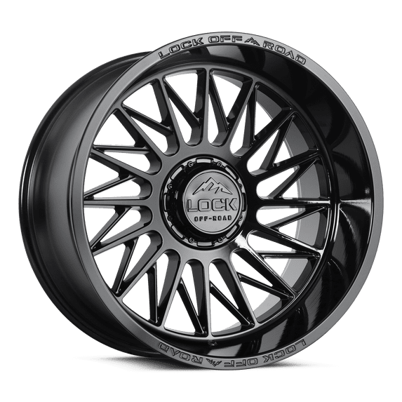 22x10 Lock Extreme Assault Gloss Black Wheel 6x135/6x5.5 (-18mm ...