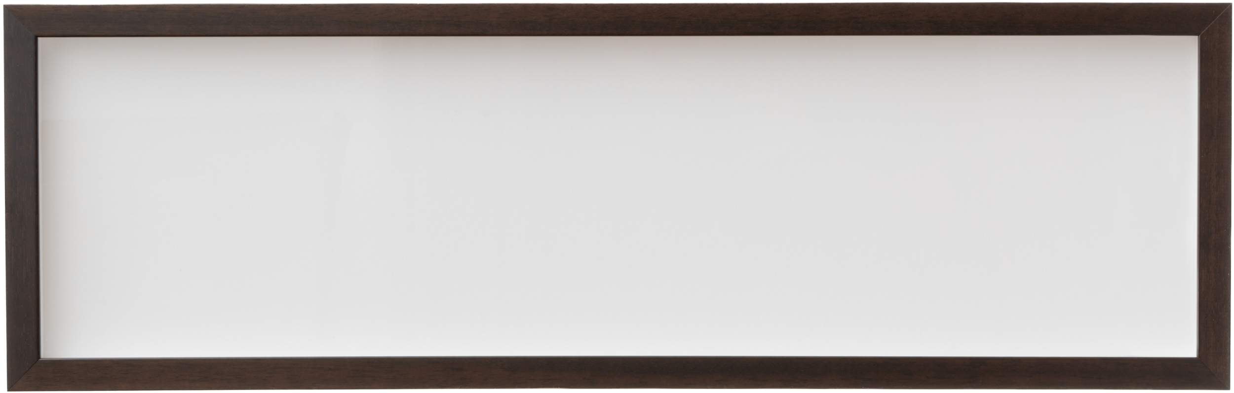 22x10 Shadow Box Brown Walnut Finish Solid Wood Display Frame | 0.875 ...