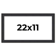 15x40 Frame Black Passaggi Solid Wood Picture Frame Width 1.5 Inches ...