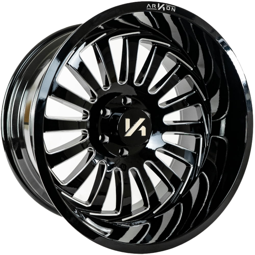 22x12 Black Milled Wheel Arkon Offroad Alexander ARK-III (Proper ...