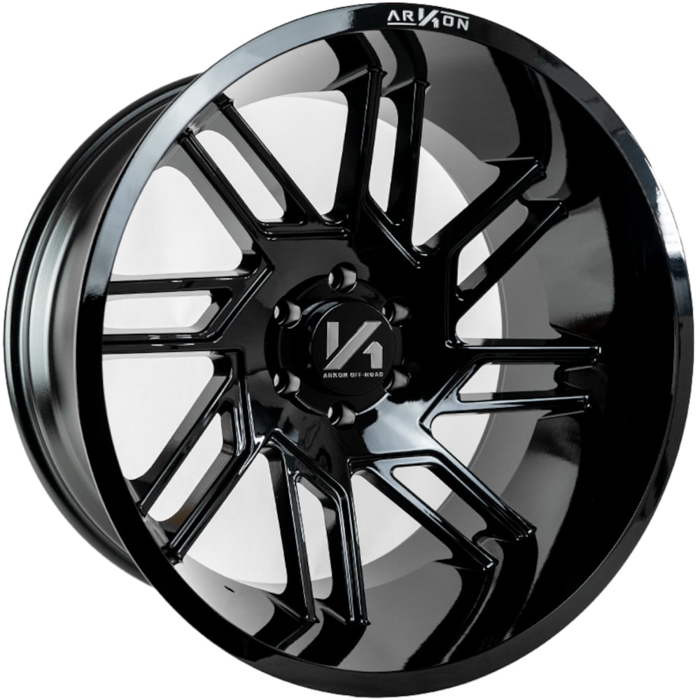 22x12 Gloss Black Wheel ARKON OFF-ROAD DaVinci (Proper Directional) 6x5 ...
