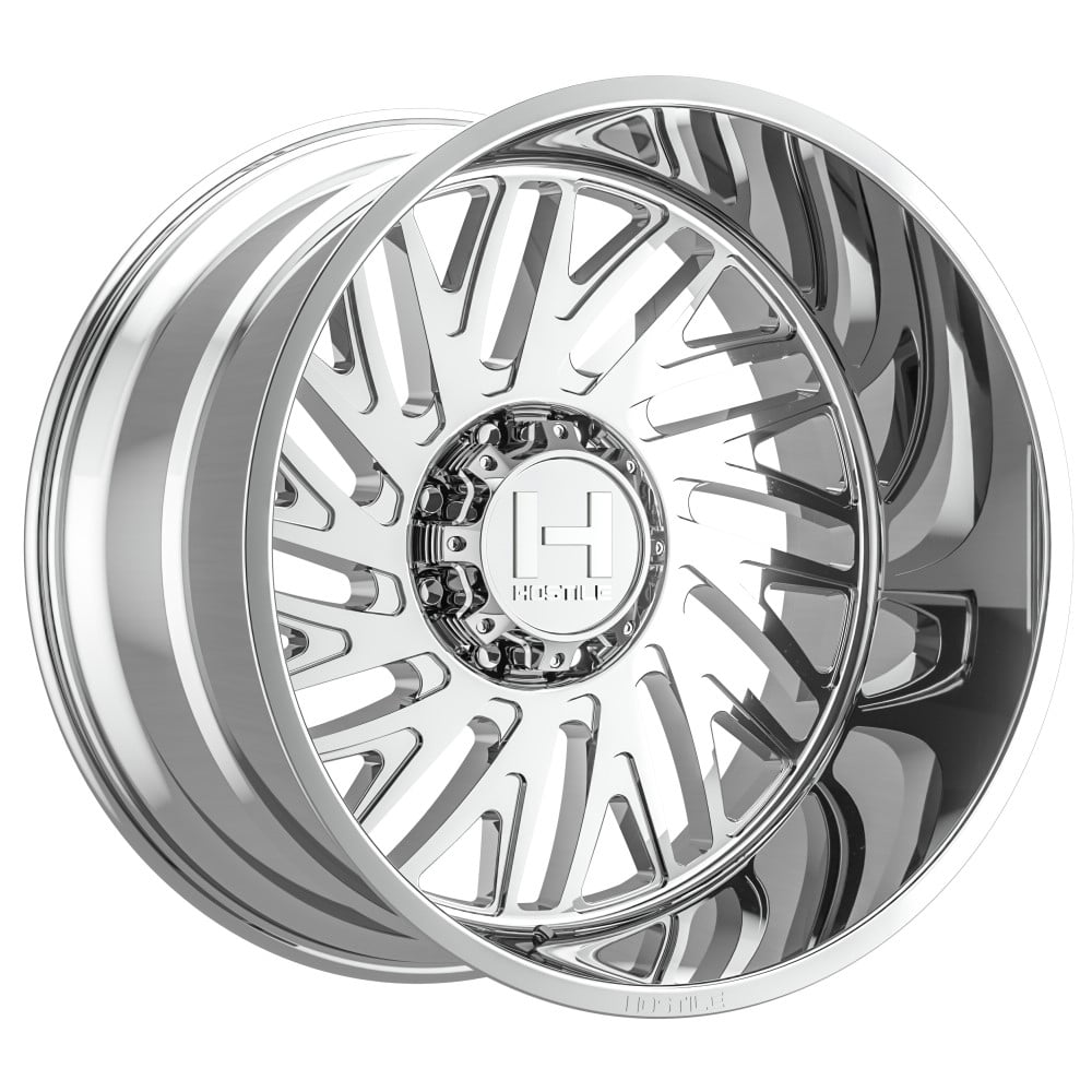22x12 Hostile H131 Syclone Armor Plated (Chrome) Wheel 8x6.5 (-44mm ...