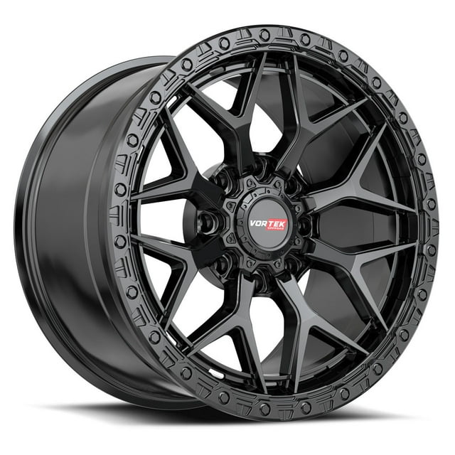 22x12 Vortek VRT-603 Satin Black Wheel Blank (-44mm) - Walmart.com