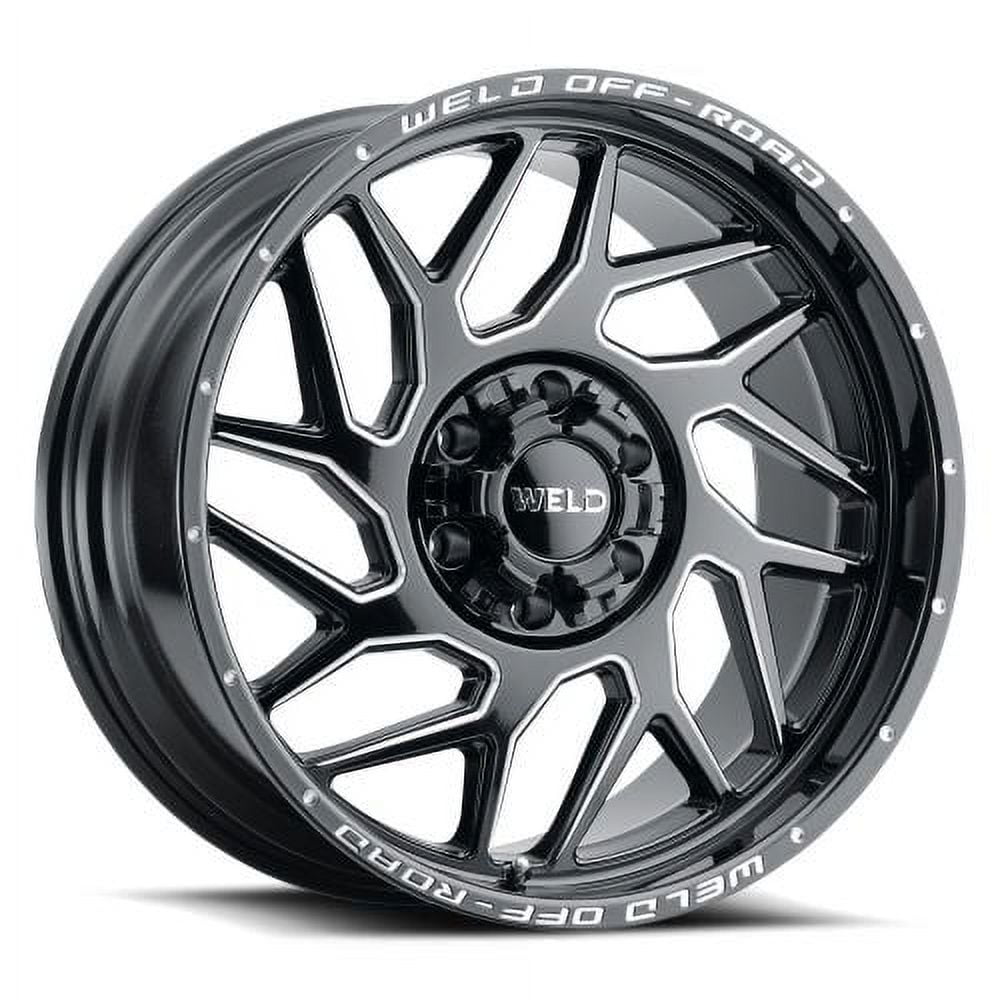 Weld Off-Road W117 Fulcrum Wheels 22x12 Gloss Black - Walmart.com