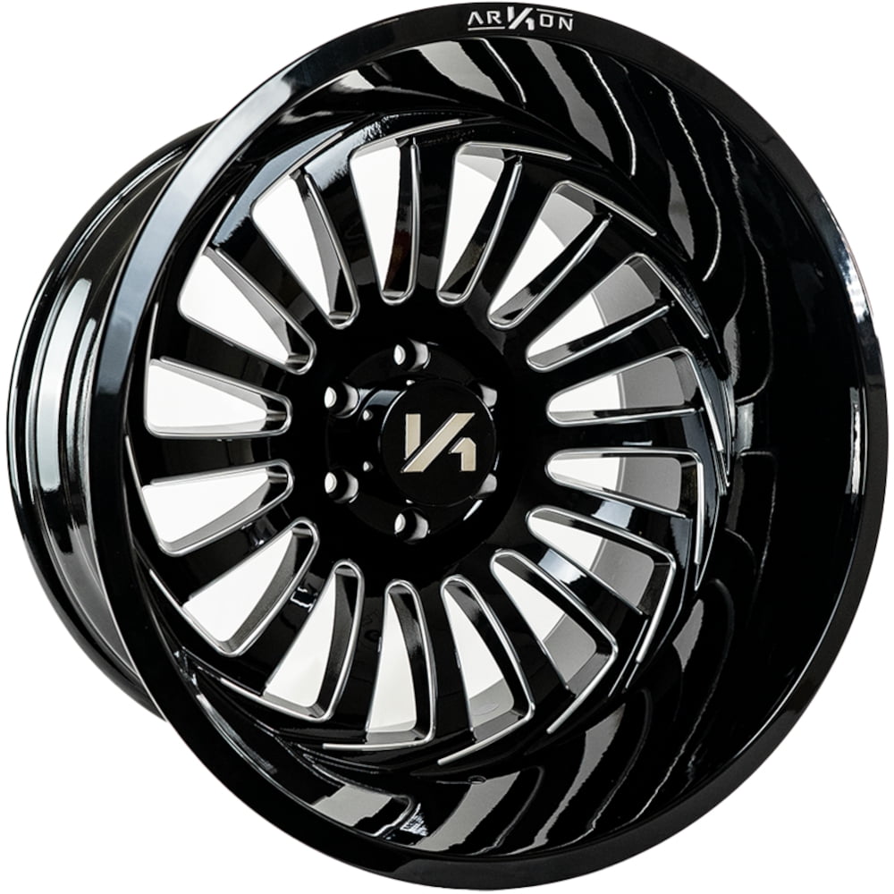 22x14 Black Milled Wheel Arkon Offroad Alexander ARK-III (Proper ...