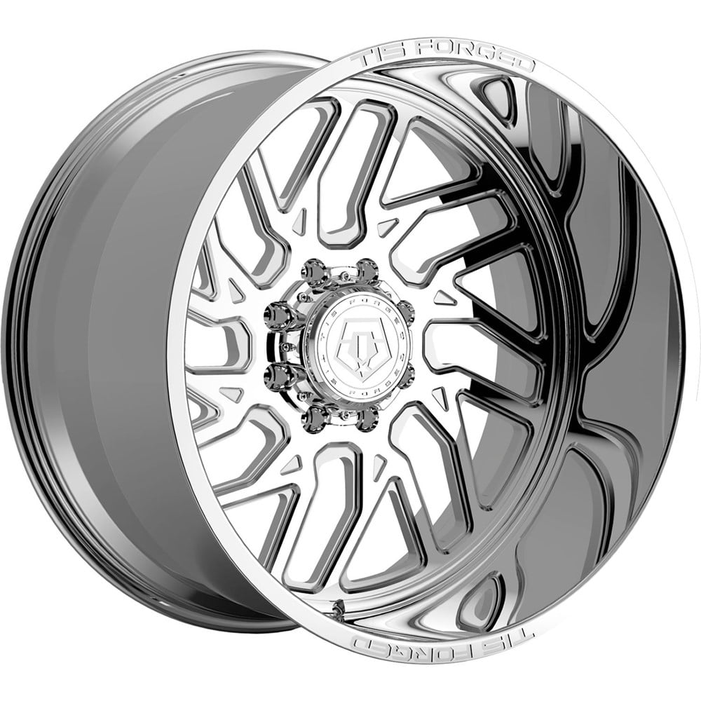 22x14 TIS F51P1 Forged Full Polished Wheel 8x170 -76 - Walmart.com