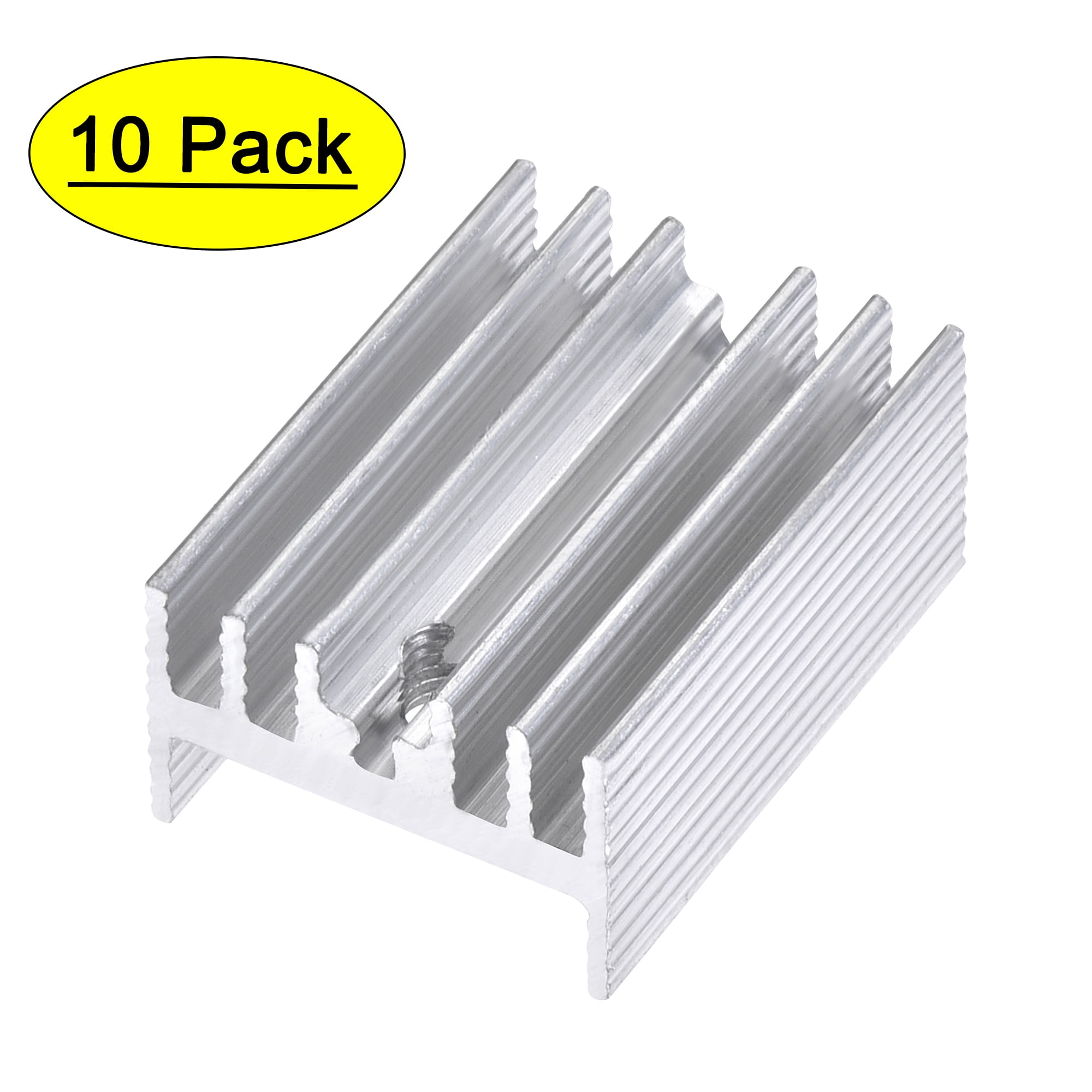 22x15x10mm TO-220 Aluminum Heatsink for Cooling MOSFET Transistors ...