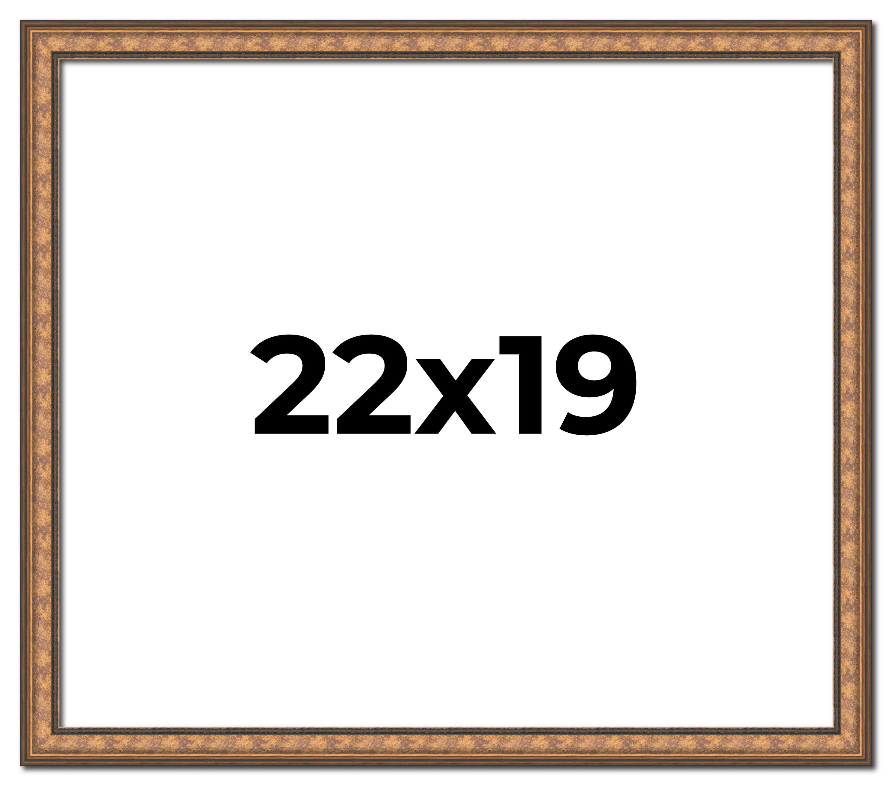 22x19 Frame Gold Real Wood Picture Frame Width 1.25 inches | Interior ...