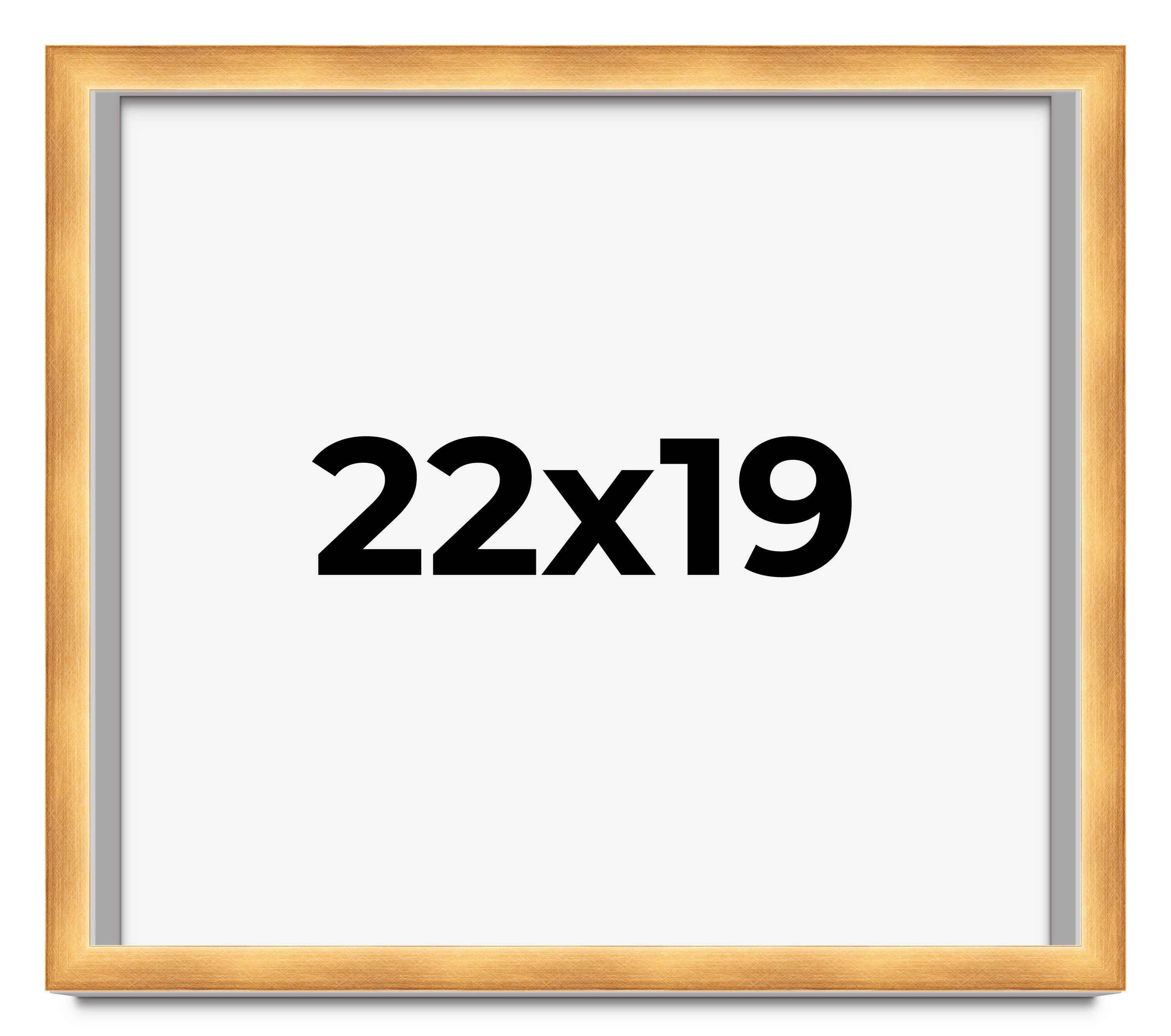 22x19 Shadow Box Bronze Cross-Brushed Display Frame | 1.625 Inches Deep ...